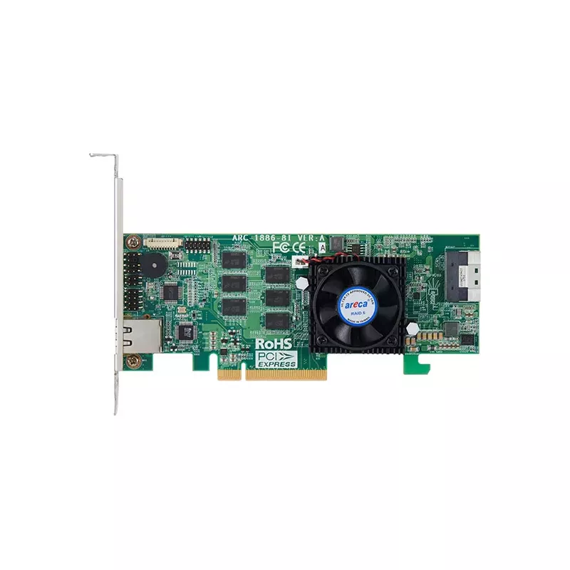 ARECA ARC-1886-8i 8-Ports PCIe Gen 4.0 Tri-Mode RAID Adapters